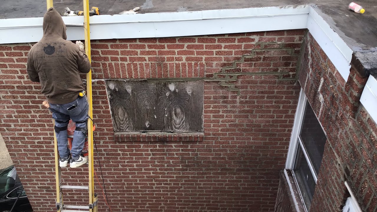 How to fix brick point when it’s cracked with luis - YouTube