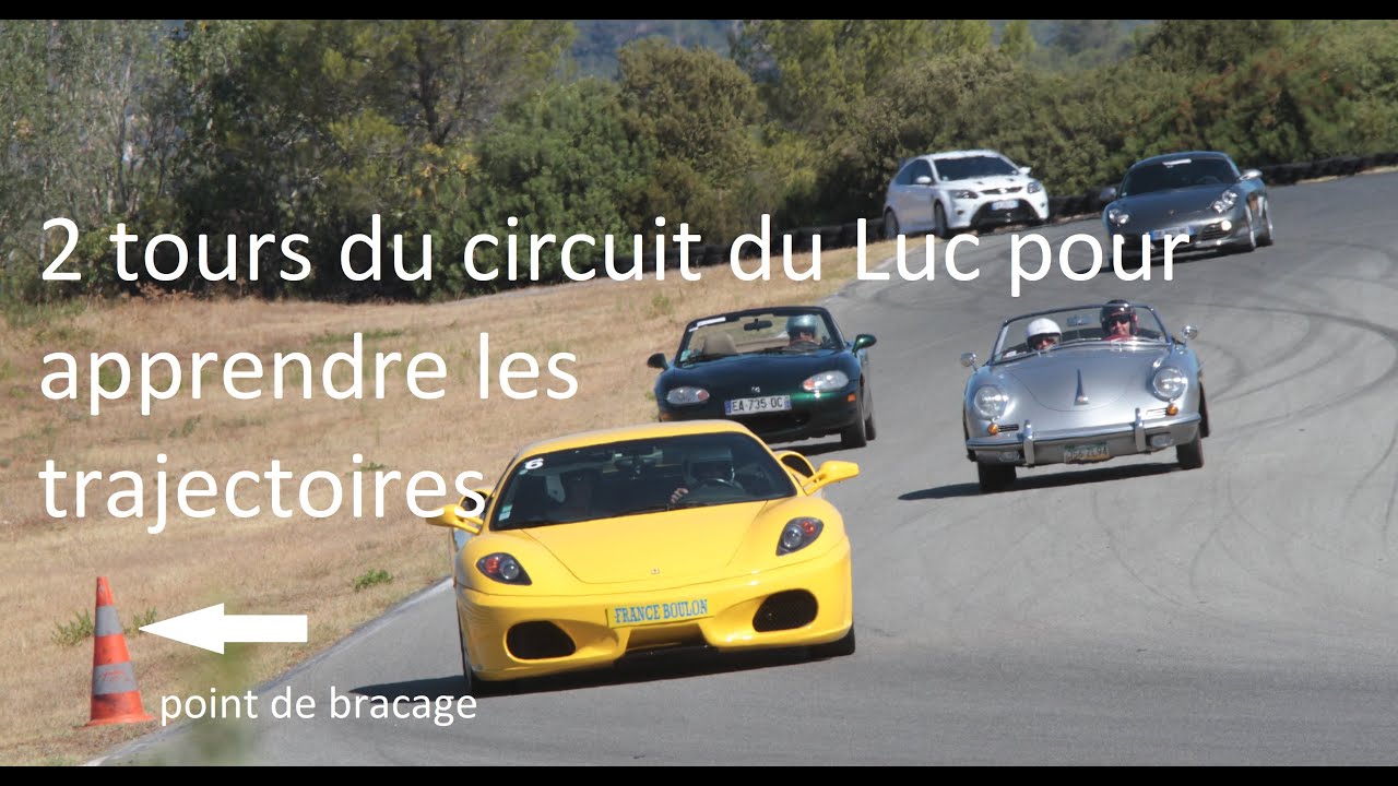 Circuit du Luc (Var) JB EME 1 tour pour apprendre les Trajectoires ...