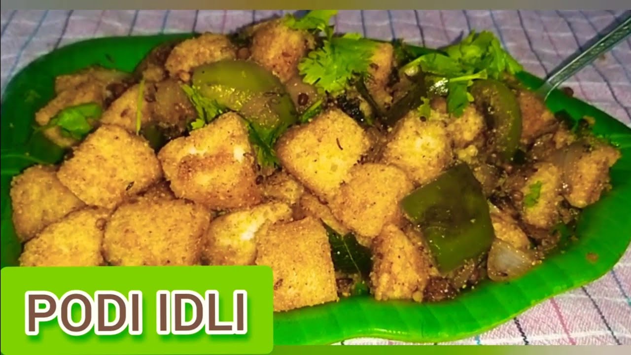 Podi Idli Recipe # Leftover Idli Recipe# How to make podi idli - YouTube