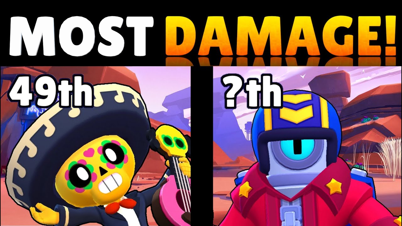Which BRAWLER can deal the *MOST DAMAGE* in BRAWL STARS?! | Part 1 of 2 ...