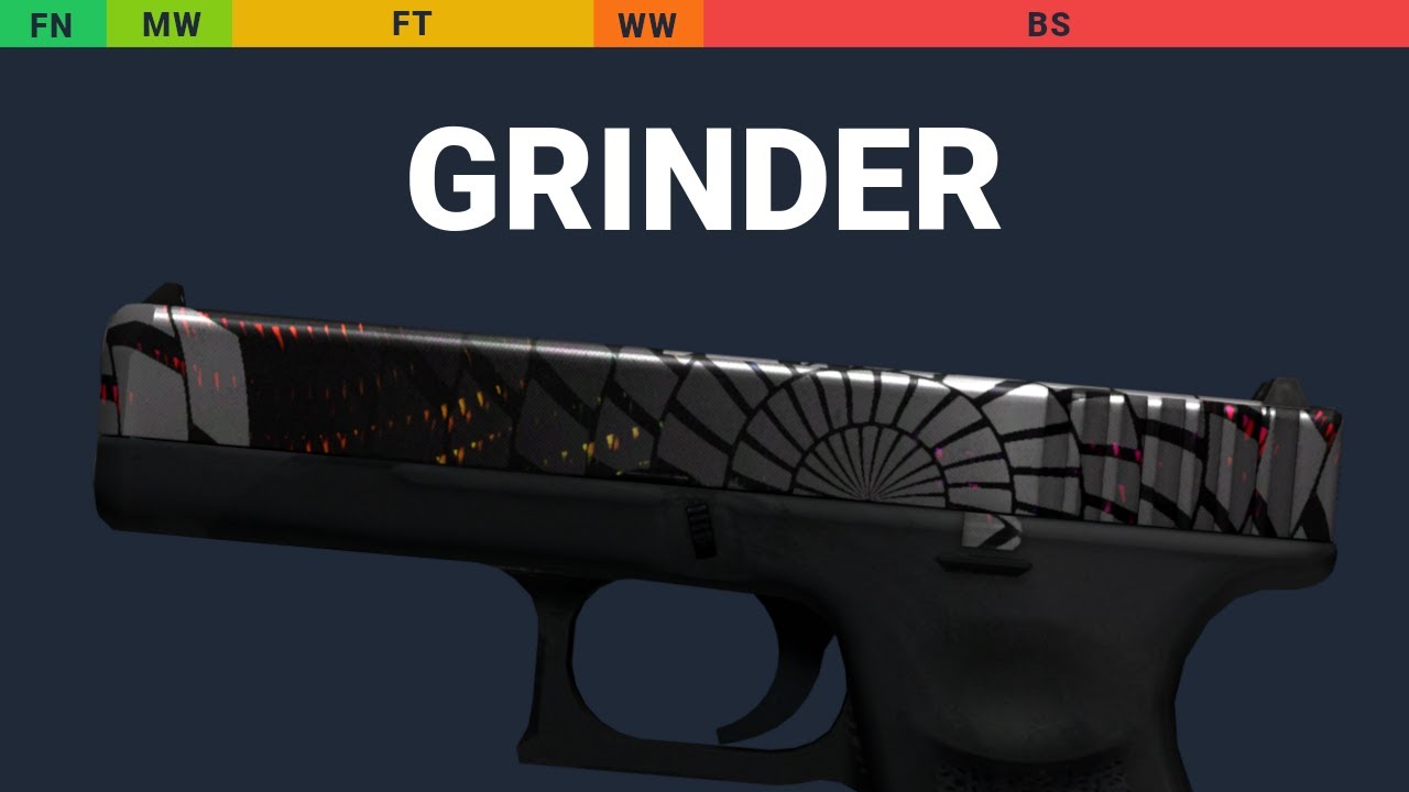 Glock-18 Grinder - Skin Float And Wear Preview - YouTube