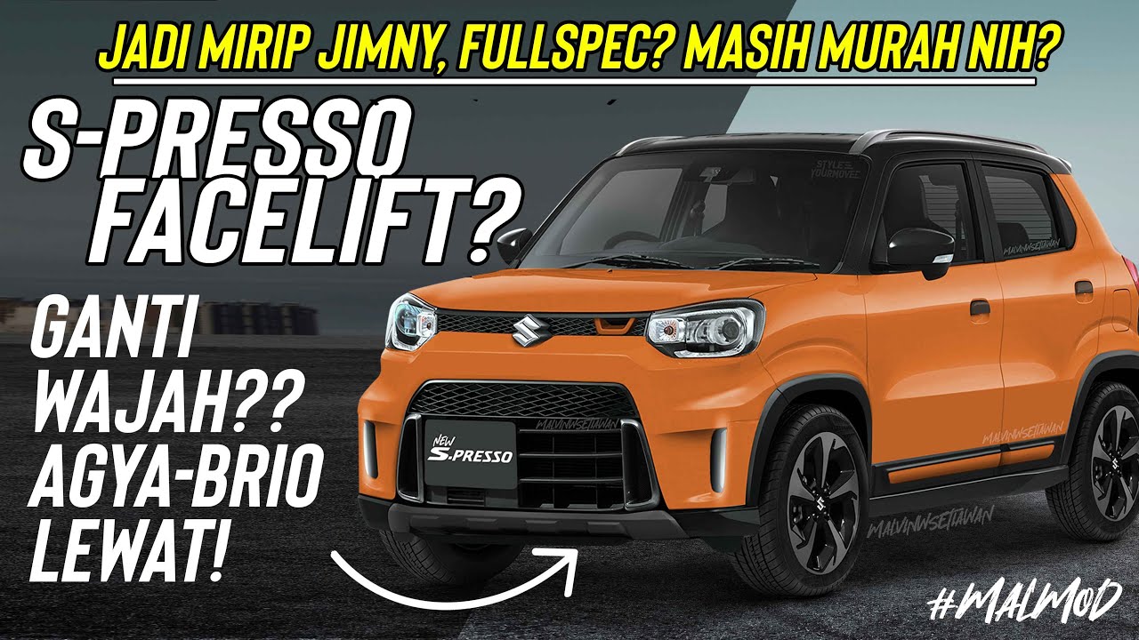 BRIO-AGYA NYESEL NIH? | SUZUKI SPRESSO FACELIFT 2026? | Virtual ...