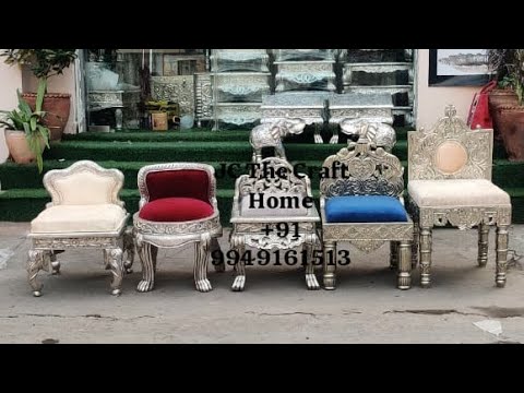 silver wedding stools | silver Rolu Rokali | silver cradle | silver ...
