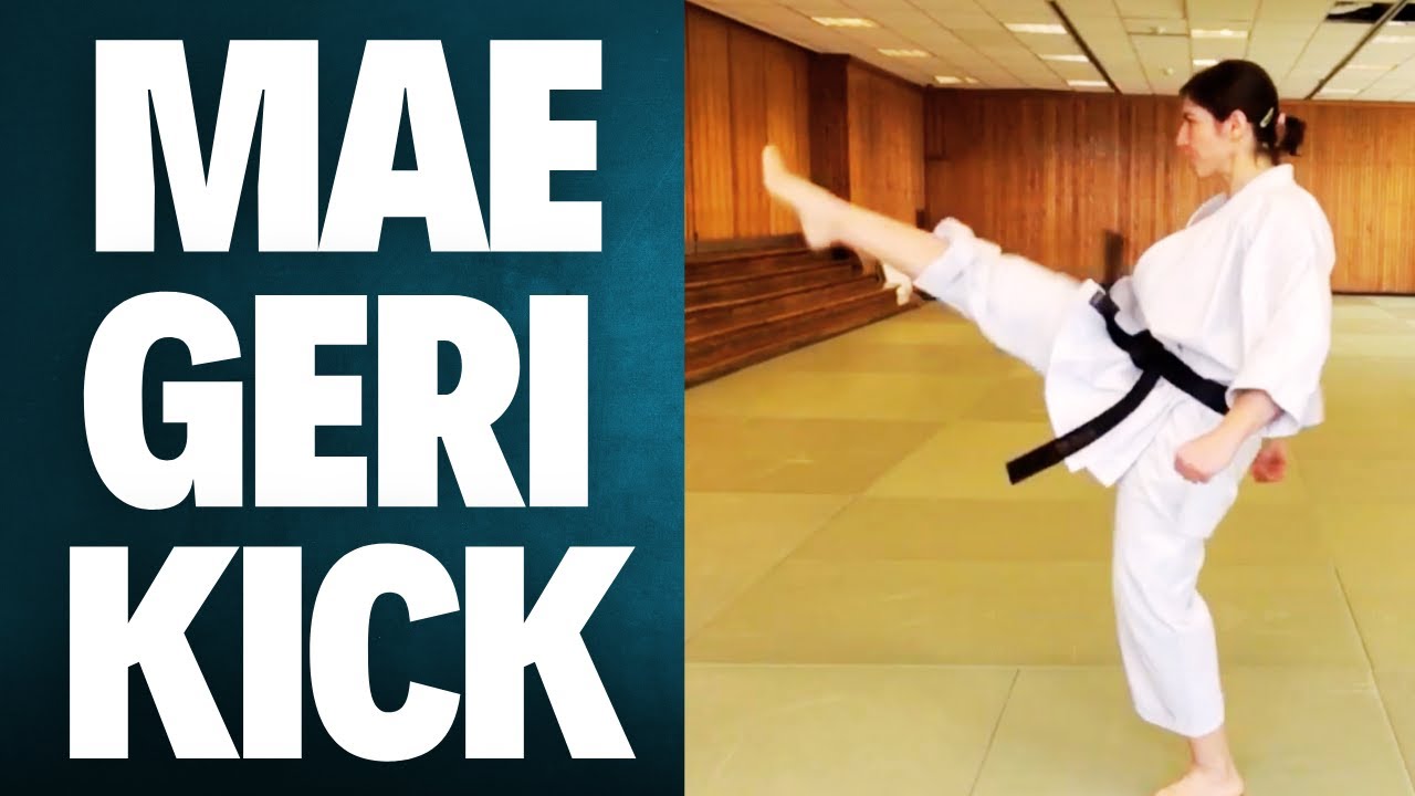 Karate for beginners - Mae Geri Maegeri Kick Study Tutorial 2 #karate # ...