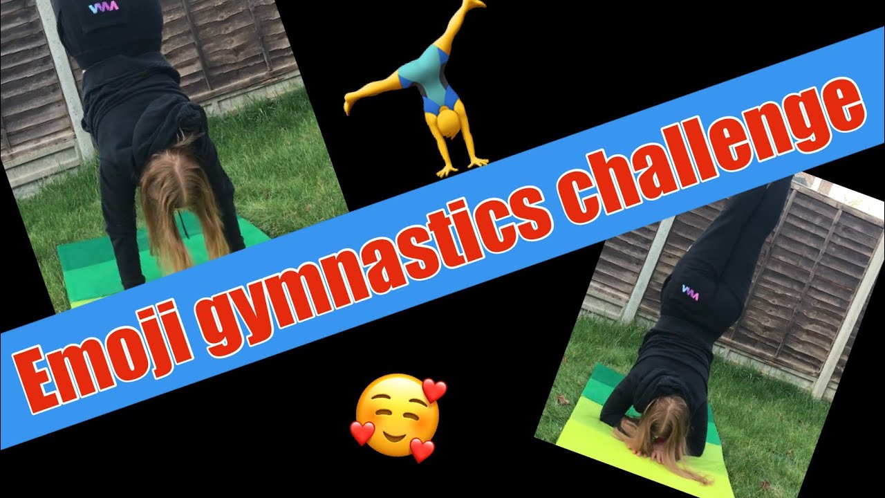 Emoji gymnastics challenge - YouTube