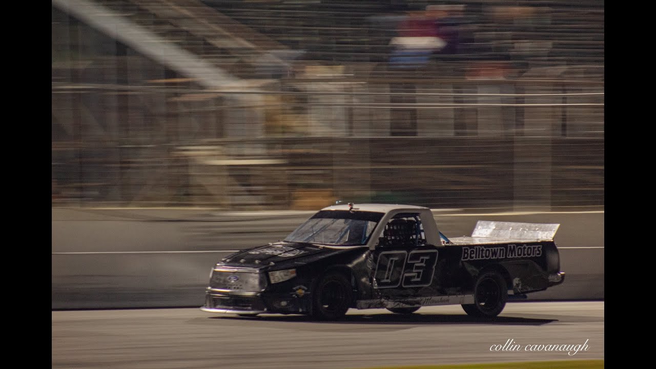 thompson speedway emma monahan pro truck feature race onboard - YouTube
