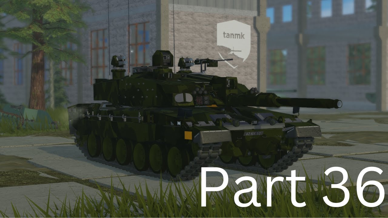 Just using the Challenger 2 Black Night in cts 36 - YouTube