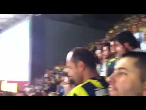 Fenerbahçe'miz   Marsilya & Okul Açık Tribünü Meşale Şov 20 Eylül 2012  Fenerium Üst Çekimi
