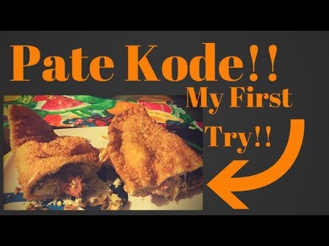First Time Tasting - Haitian Food Pate Kode! - YouTube