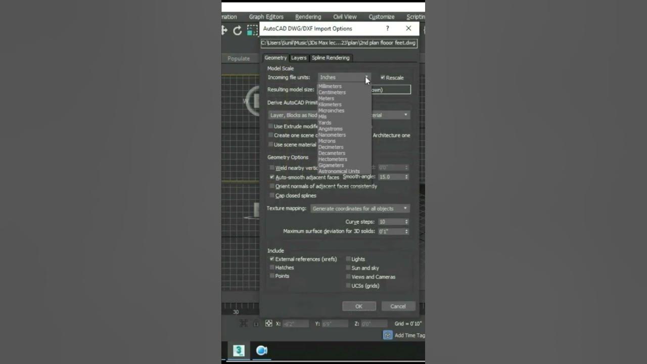 How To Insert CAD File O 3ds Max shorts bperfectclases YouTube how-to-insert-cad-file-o-3ds-max-shorts-bperfectclases-youtube