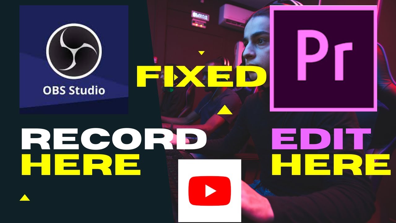 OBS Studio Screen Recordings | Edit in Premiere Pro 2021 | File Issue ...