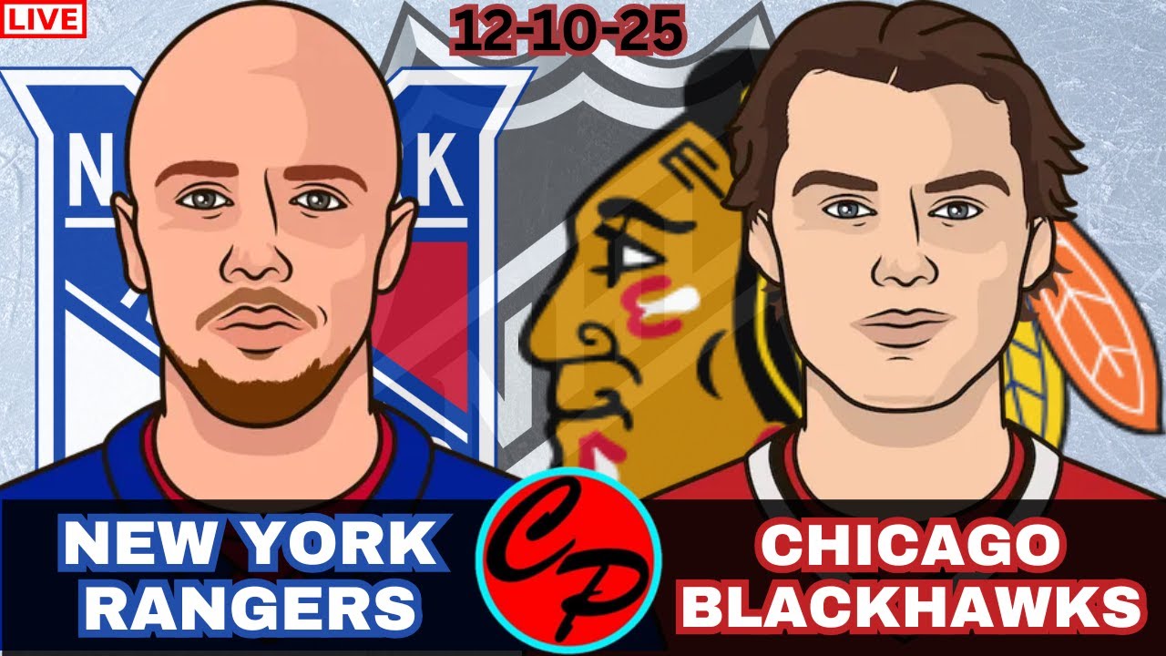 NEW YORK RANGERS vs CHICAGO BLACKHAWKS NHL HOCKEY LIVE GAME CAST ...
