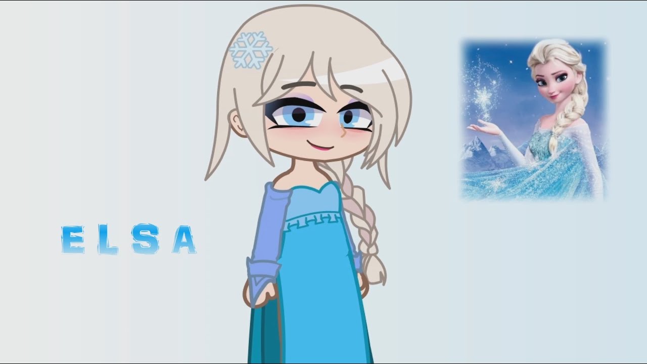 💞how to make Elsa(Frozen) in gacha club ️💞// tutorial💞 - YouTube