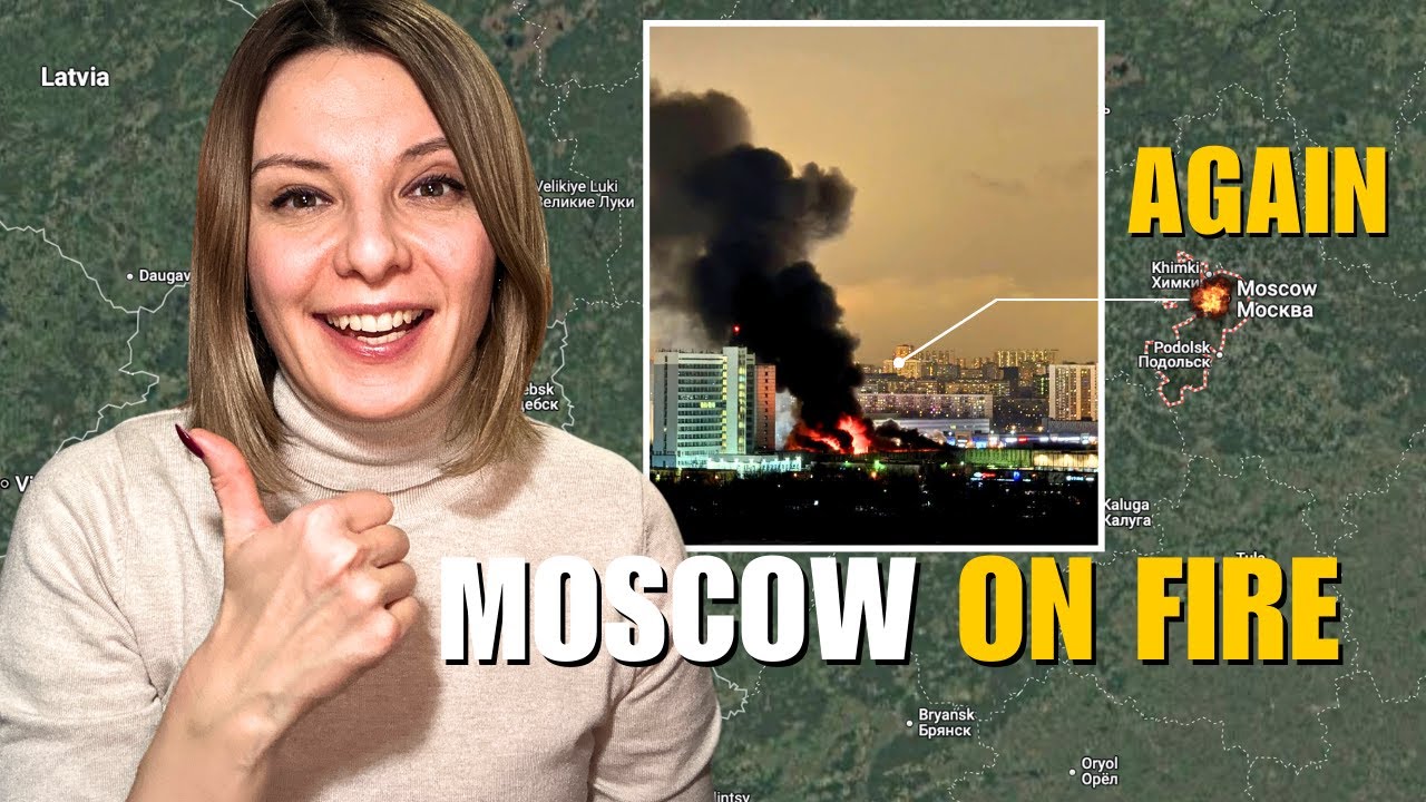 MOSCOW ON FIRE: MILITARY INDUSTRY INSTITUTE BURNED OUT Vlog 960: War in ...