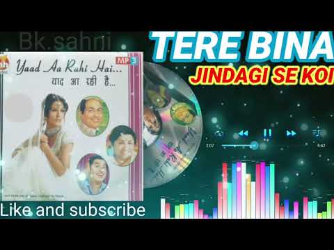 TERE BINA JINDAGI SE KOI (AANDHI.  BY .KUMAR SANU & BELA SULAKHE