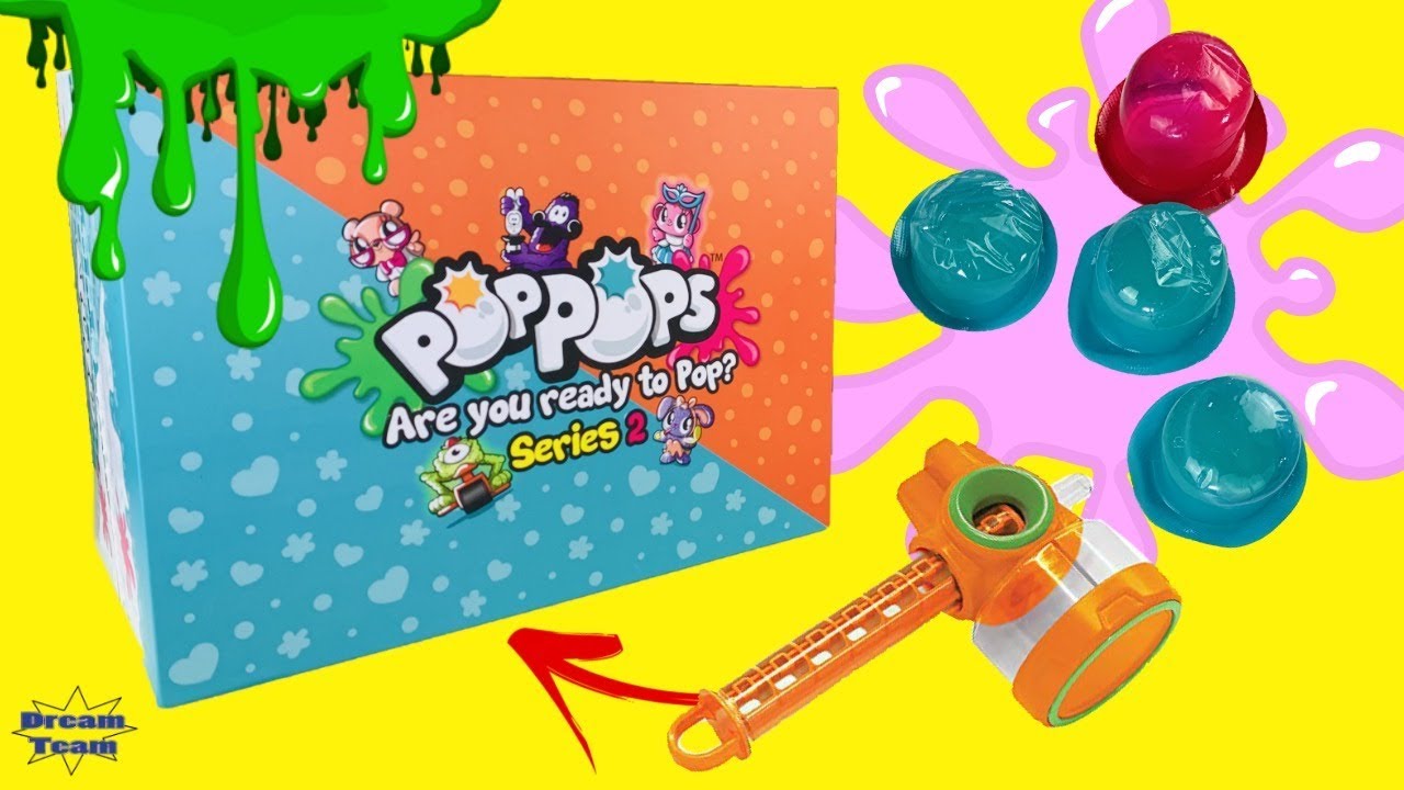 Pop Pops Series 2 Popping Bubbles of Slime! NEW Pop Pops Smasher Hammer ...