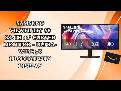 The Productivity Upgrade You've Been Waiting For? Samsung ViewFinity S8 S85TH Review