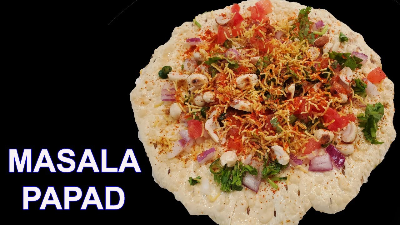 मसला पापड | How To Make Masala Papad | Easy & Quick Snacks | Chef Suni ...