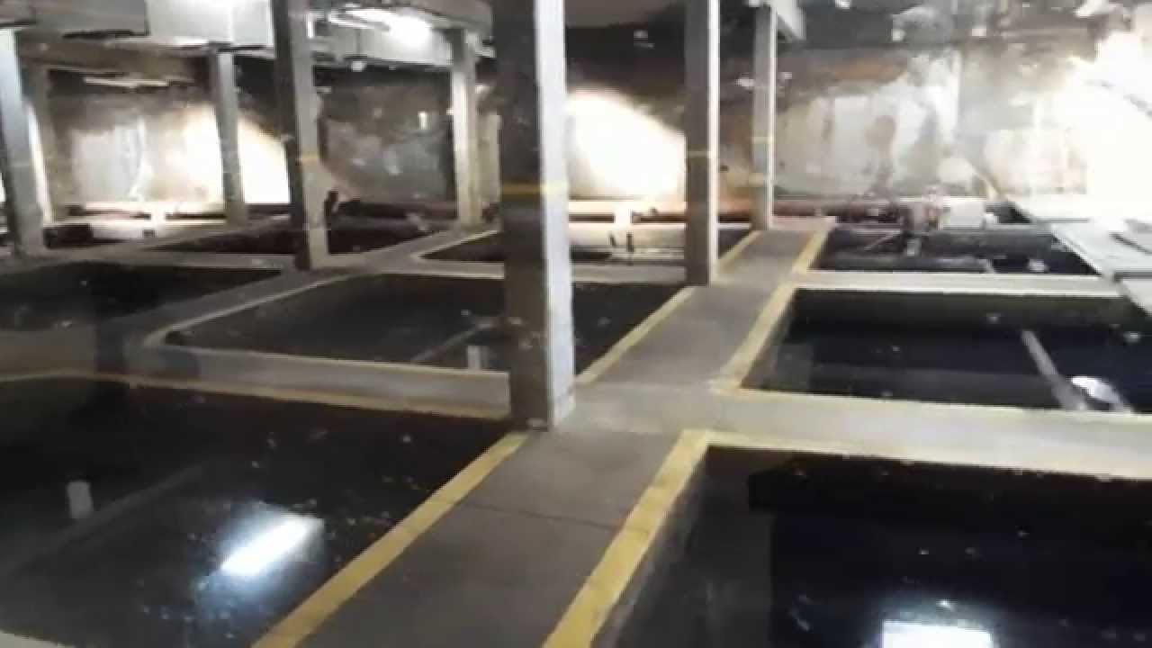 Montebello WTP Sand Filtration Filter Gallery - 128 Million Gallons Per ...