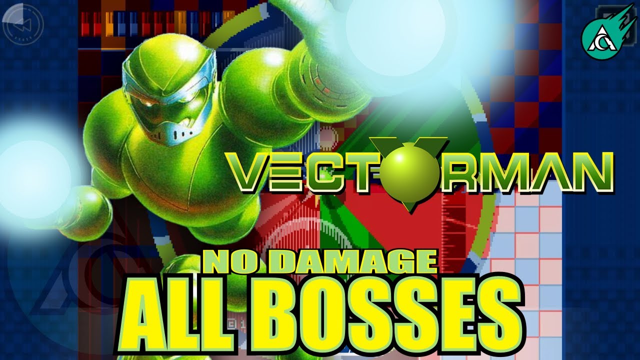 Vectorman - How to Beat ALL BOSSES (NO DAMAGE)🟢 Sega Genesis Classics ...
