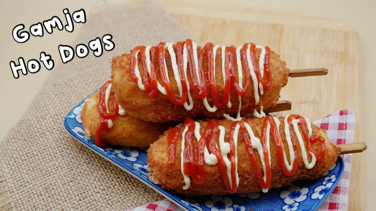 Gamja Hot Dogs - Corn dog coreani con ripieno di würstel e GOLOSO ...