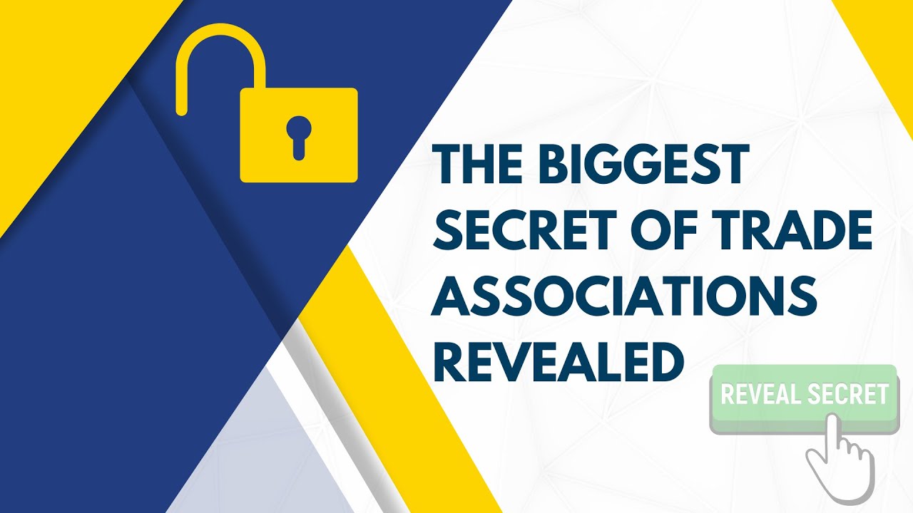 The Biggest Secret of Trade Associations Revealed by Josh Gurley - YouTube