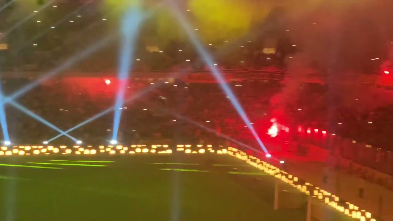 Ύμνος ΑΕΚ εγκαίνια ΑΓΙΑ ΣΟΦΙΑ - ΟΠΑΠ ΑΡΕΝΑ - YouTube