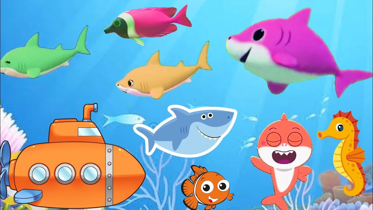 Baby Shark Little Shark kids | Baby Shark song Baby Shark video Nursery ...