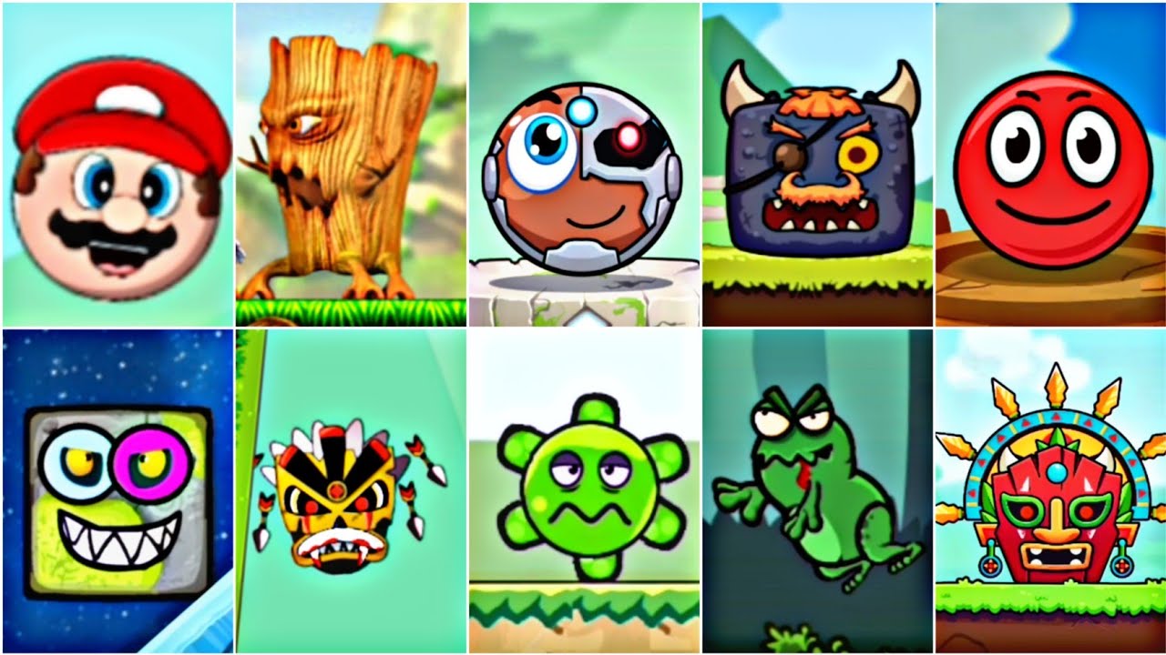 Red Ball Roller Ball - Bossy Ball 5 - Roller Ball 4 - Incredible Jack - Fight All Bosses - YouTube