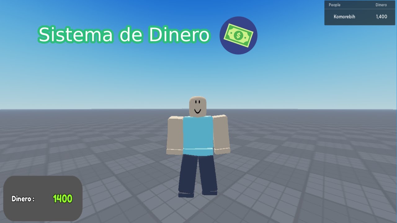 [Roblox Studio] Sistema de Dinero - GUI + leaderboard (Parte 1) - YouTube