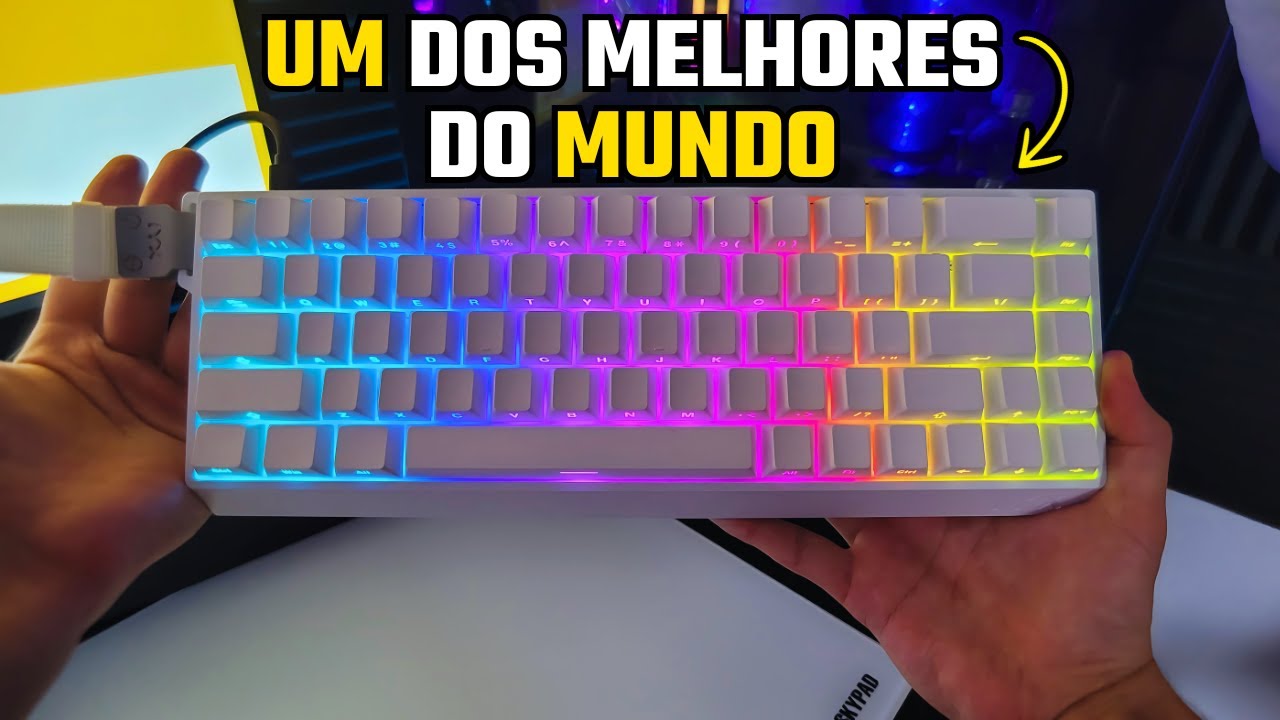IROK MU68 PRO - Sera Que Esse TECLADO MAGNÉTICO é Tão Bom Mesmo ...