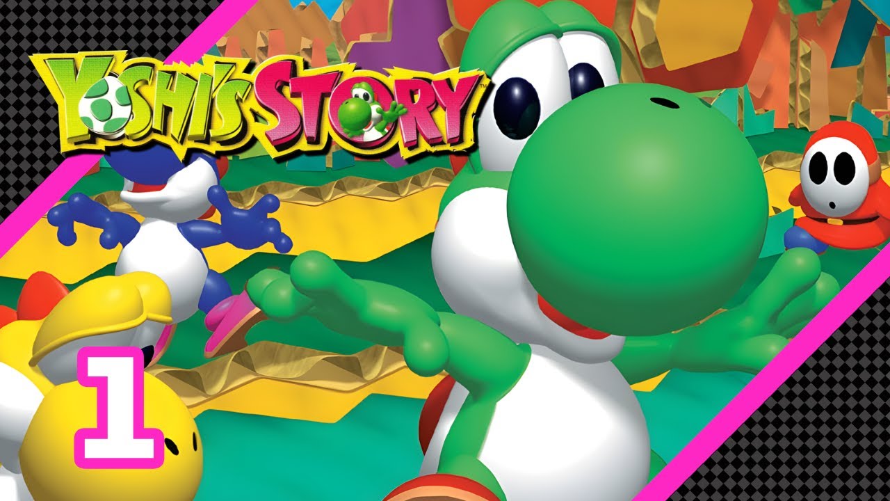 Yoshi's Story - Treasure Hunt - All Melons & Hearts Playthrough (1 ...