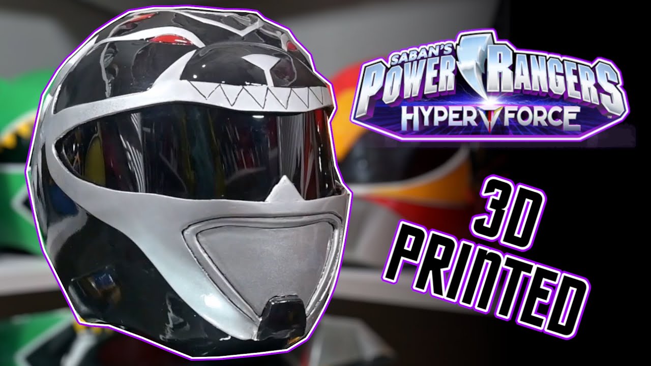 Power Rangers Hyperforce Black Ranger Helmet - YouTube