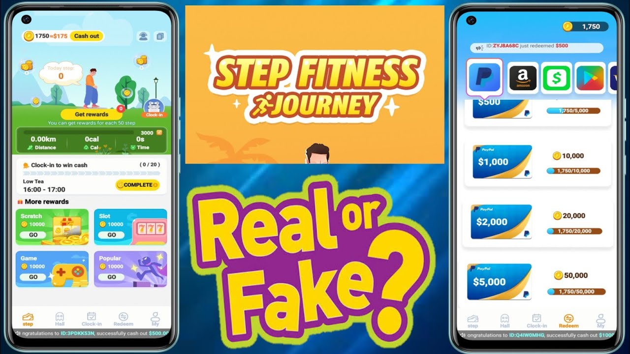 Step Fitness Journey Real Or Fake - Step Fitness Journey Withdrawal ...