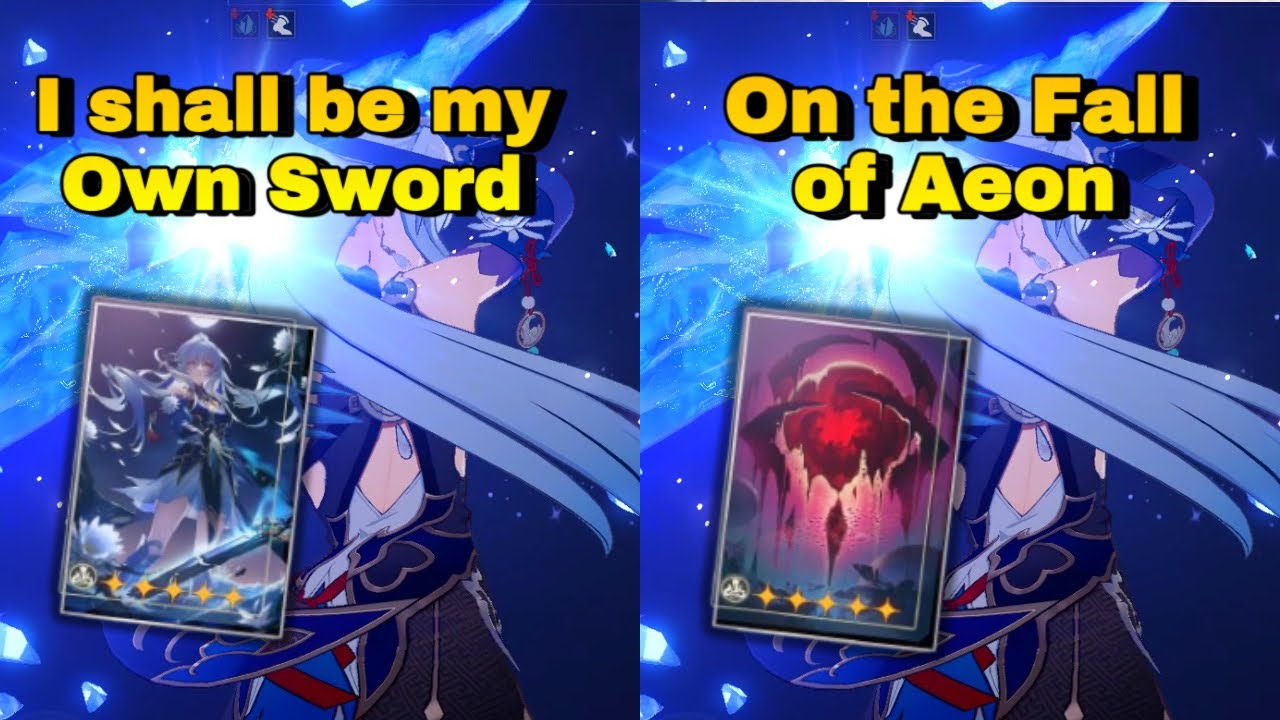 Jingliu: P2W vs F2P Light Cone Comparison | Fall of Aeon vs I Shall be ...