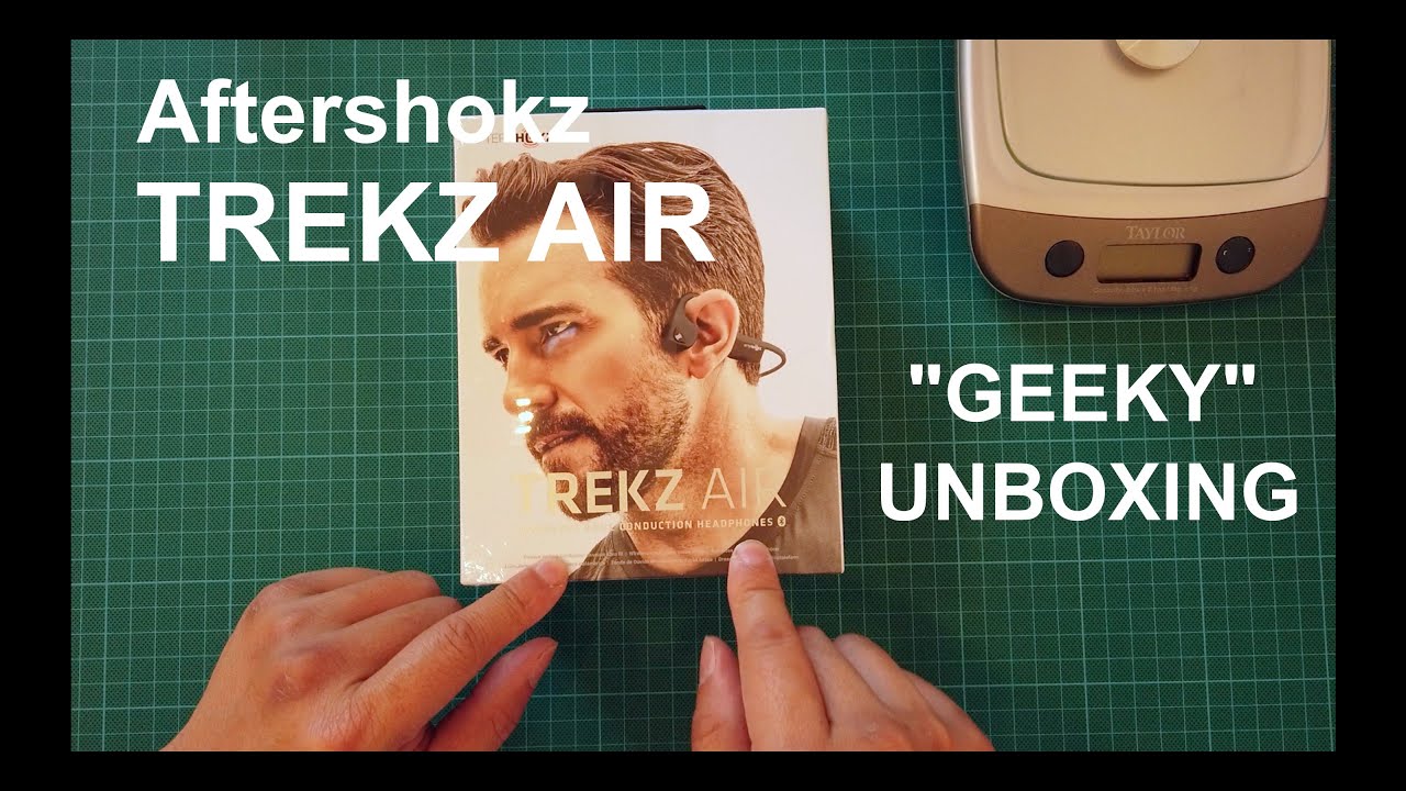 Aftershokz Trekz Air - UNBOXING - bone conduction headphones - YouTube
