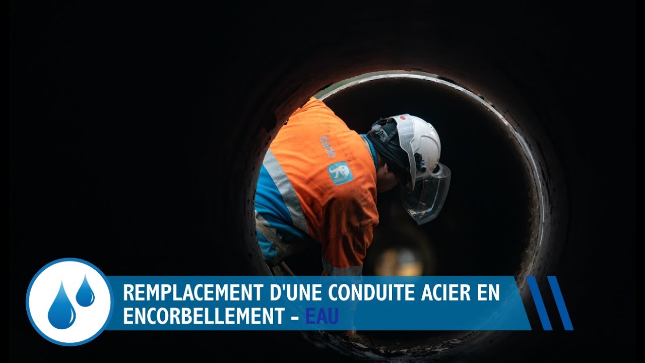 SADE - Remplacement d'une conduite acier (ø 1000 mm) en encorbellement ...