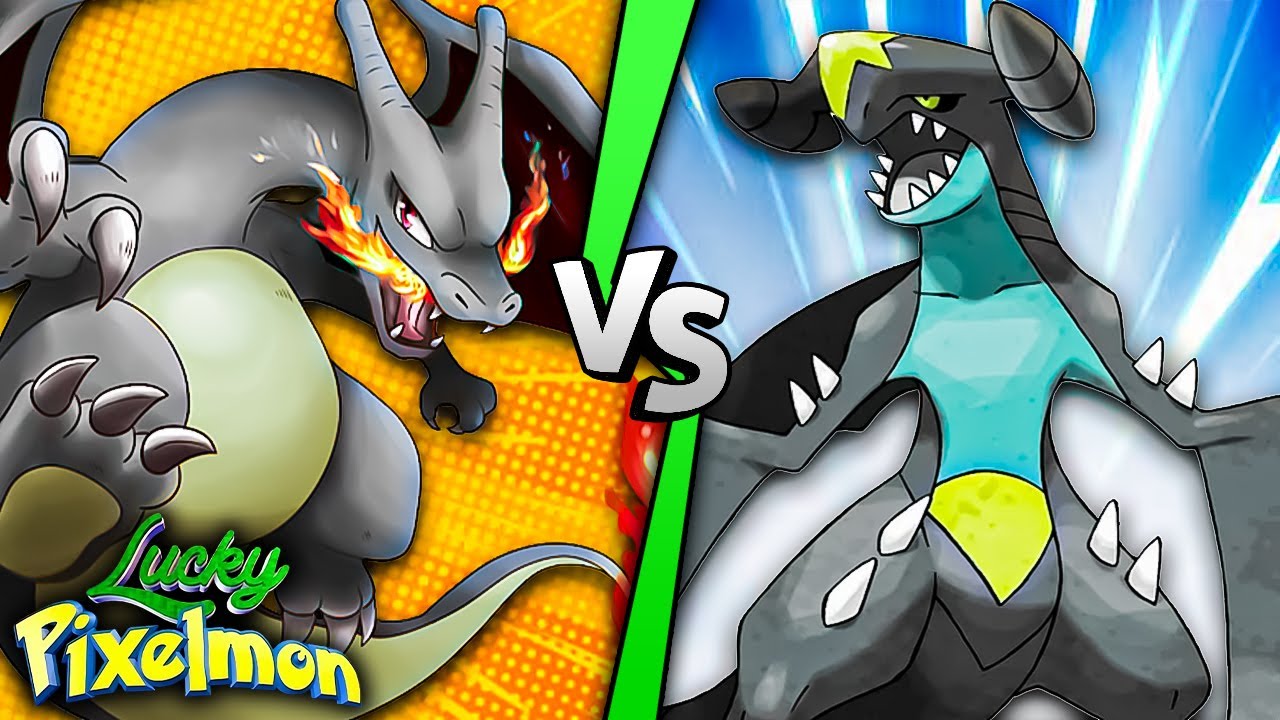 Minecraft LUCKY PIXELMON - CHARIZARD SHINY vs GARCHOMP SHINY ! A MELHOR ...