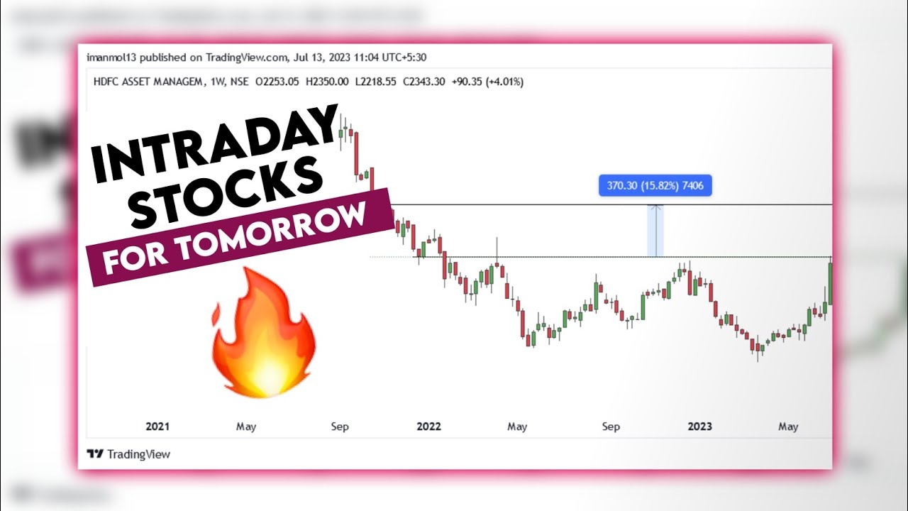 Intraday stocks for tomorrow | 28th july | @stocksXhub - YouTube