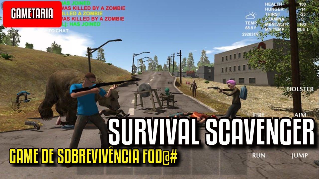 📱🎮SURVIVAL SCAVENGER: JOGO DE SOBREVIVÊNCIA MOBILE EM DESENVOLVIMENTO ...