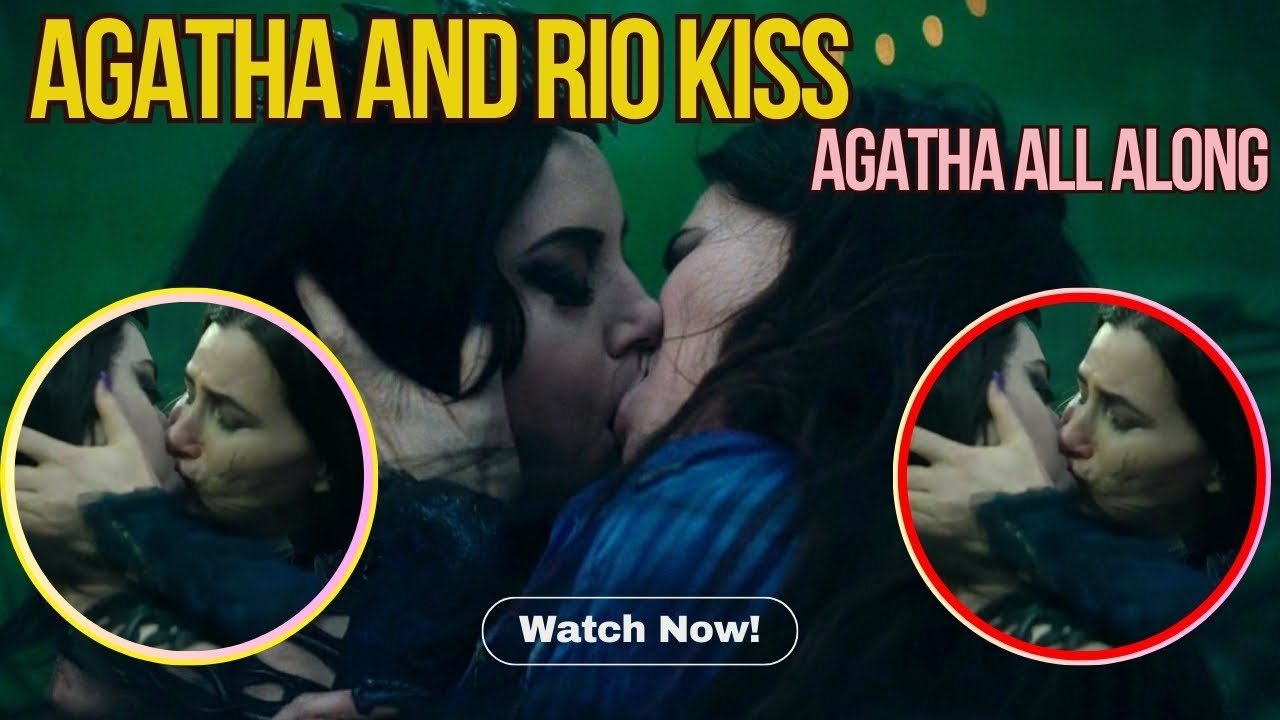Agatha and Rio kiss in Agatha All Along - Kiss of Death Explained here - YouTube