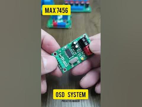 Board MAX7456 Overlay - #short #max7456 #overlay #osd #maxin #produto #maker #diy - YouTube