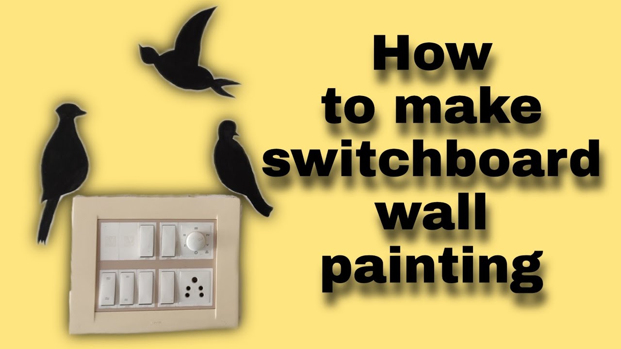 Switchboard wall painting 🖌🎨/ Decorating switchboard / 5 easy design by ...