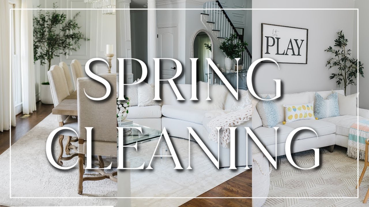Spring Clean and Decorate with Me! Spring Cleaning + Easter Decor ...