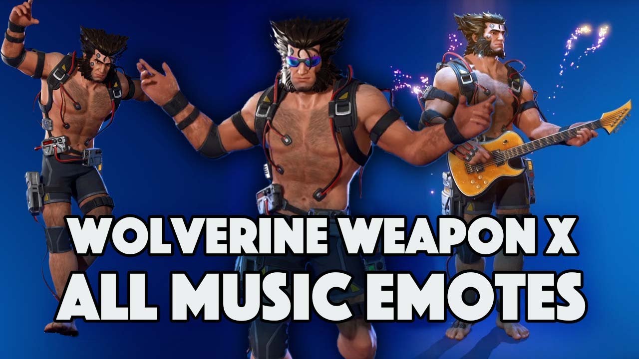 Wolverine Weapon X Dances All Emotes (That We Have) FORTNITE x X-MEN ...