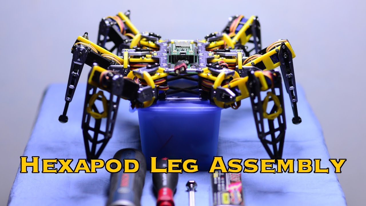 Hexapod Leg Assembly - YouTube