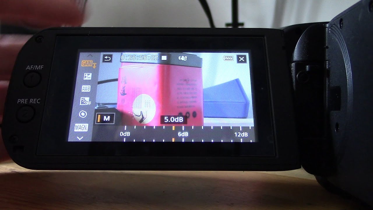 Canon XA40: Automatic Gain Control (AGC) - YouTube