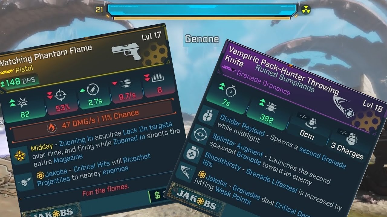 BL4 Playthrough Ep. 1 | First Legendary, Throwing Knife, INVINCIBLE ...