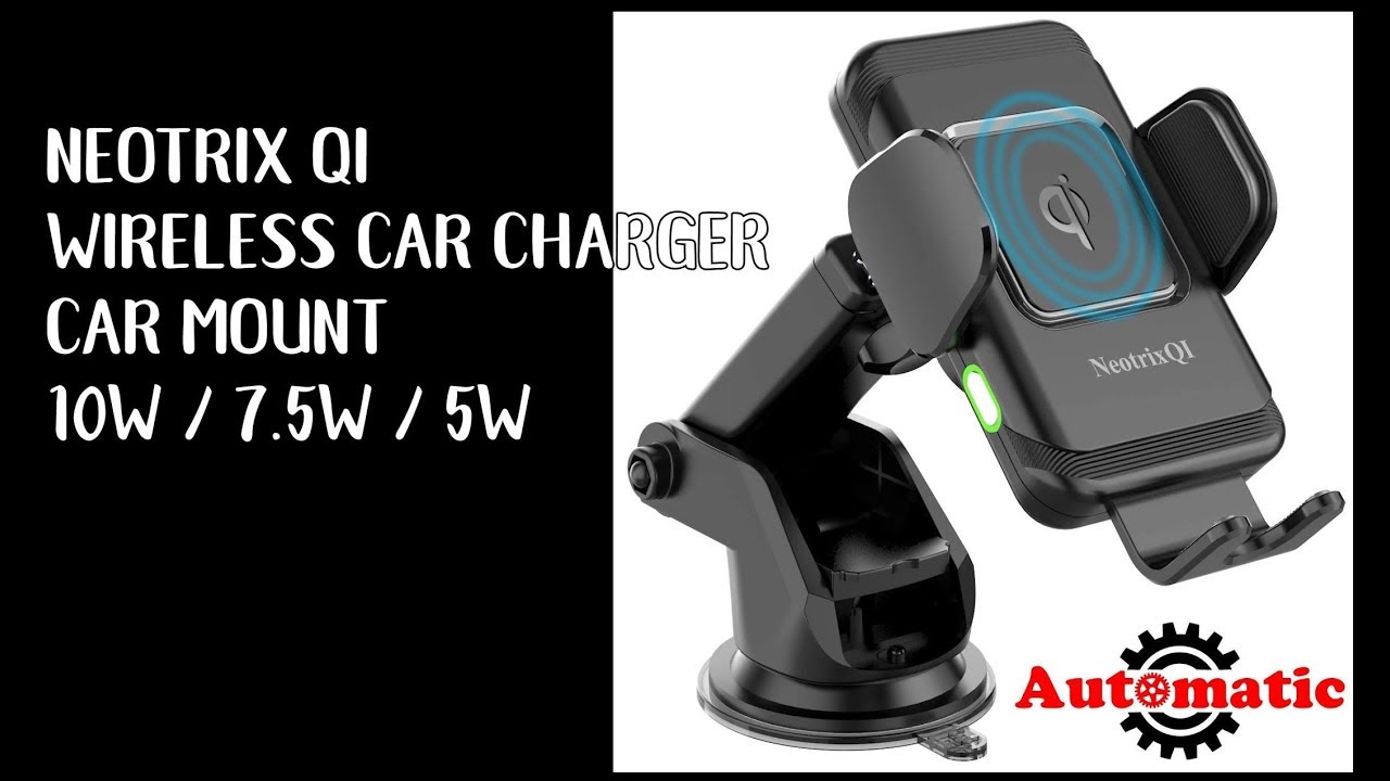 NeotrixQi Wireless Car Charger - 10W - YouTube
