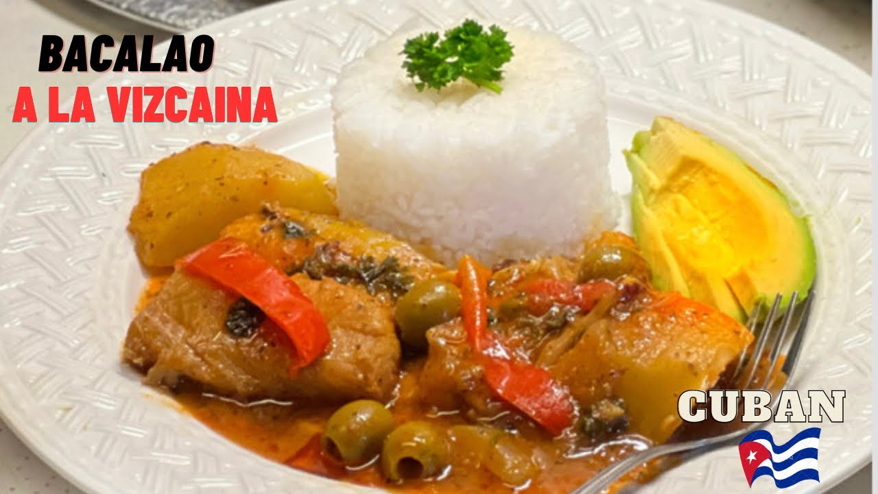 Cuban Bacalao a la Vizcaina | Cuban Codfish stew #recetacubana - YouTube